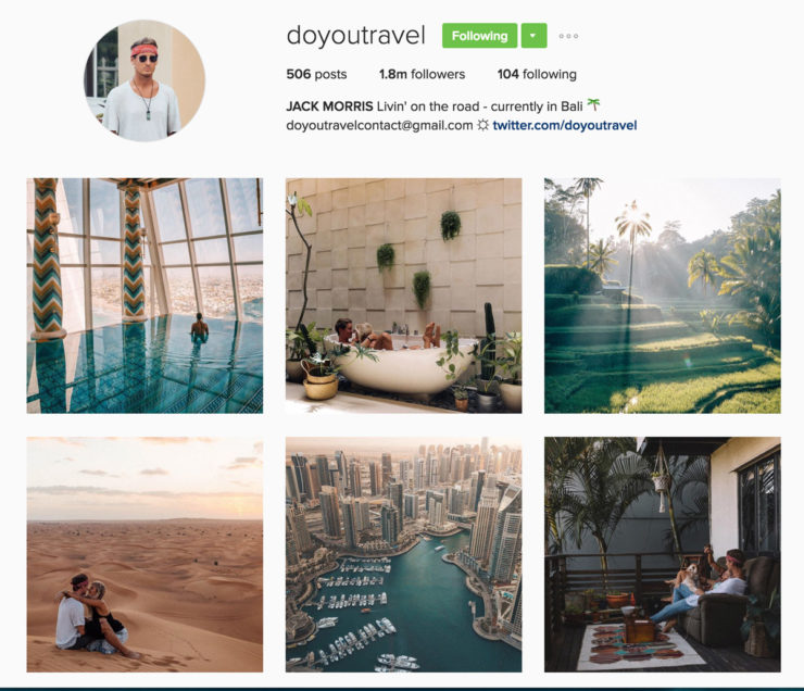 The Top 25 Travel Instagram Accounts To Follow in 2017!